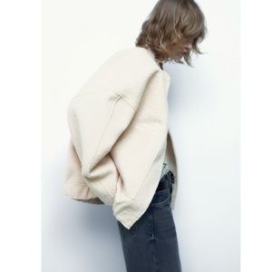 Zara | Jackets & Coats | Zara Textured Bomber Jacket | Poshmark